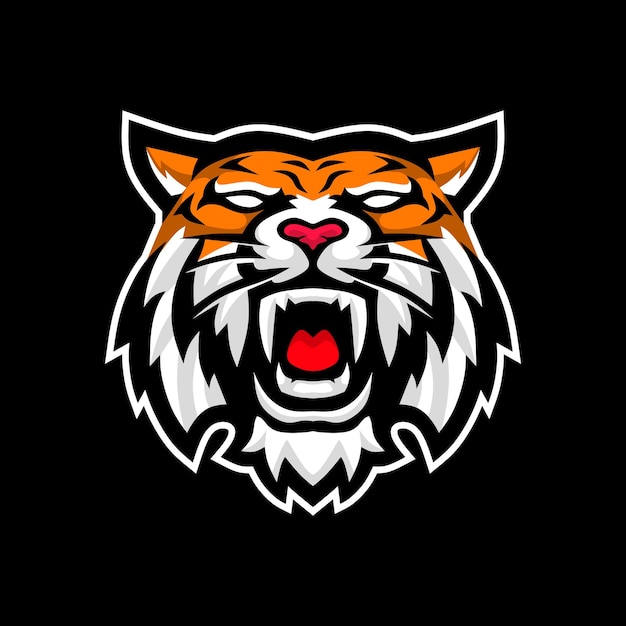 Fierce and Fearsome Tiger Mascot Emblem | Jiffy Designs
