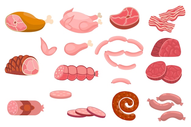 Delectable Meat Collection: A Diverse Assortment of Savory Cuts and ...