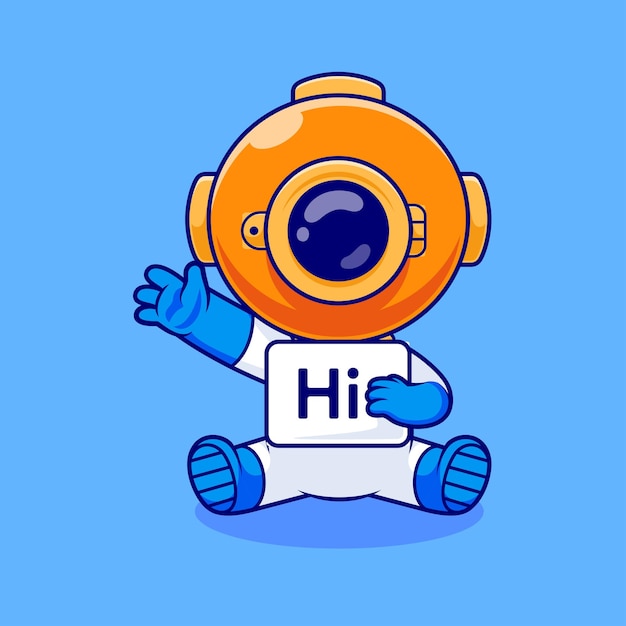Friendly Robotic Mascot Waving and Saying Hi | Jiffy Designs