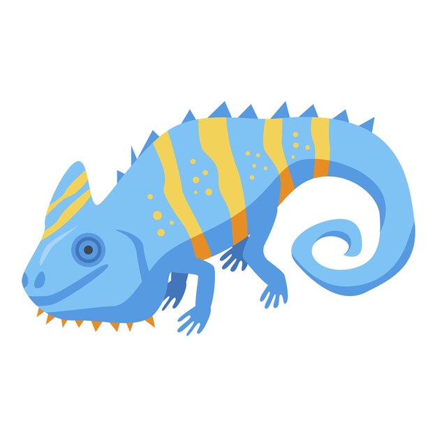 Vibrant Chameleon Illustration with Geometric Patterns | Jiffy Designs
