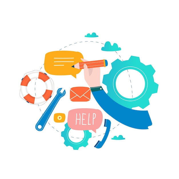 Vibrant Symbols of Support and Assistance | Jiffy Designs