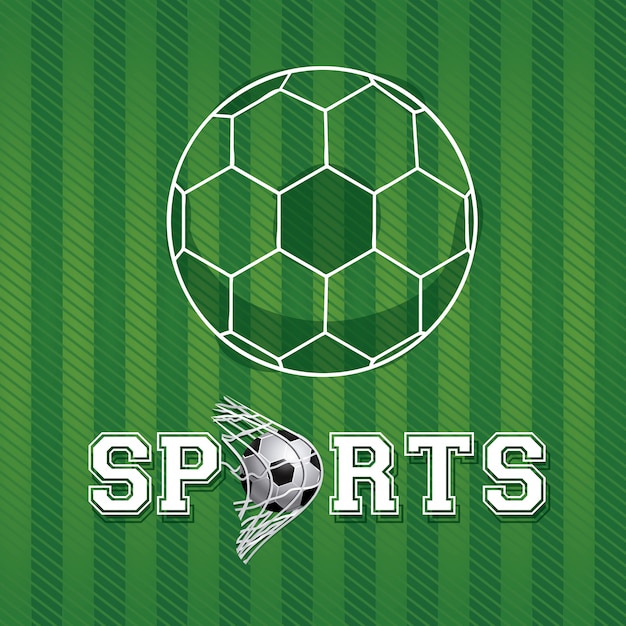Vibrant Soccer Ball Design with Sporty Text | Jiffy Designs