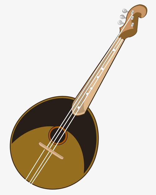 Vibrant Acoustic Guitar with Geometric Shapes and Patterns | Jiffy Designs