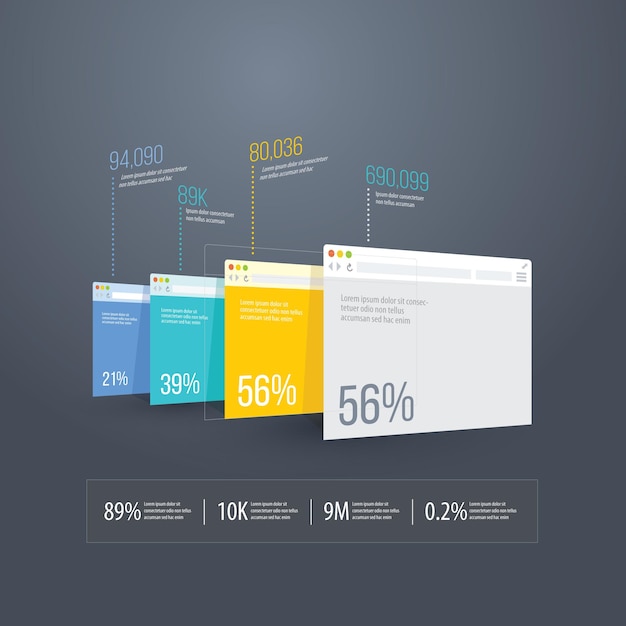 Insightful Data Visualization with Vibrant Infographic Elements | Jiffy ...