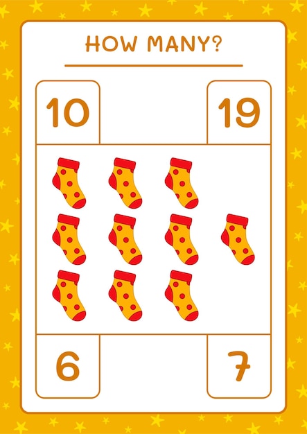 Vibrant Socks: Counting Fun on a Sunny Day | Jiffy Designs