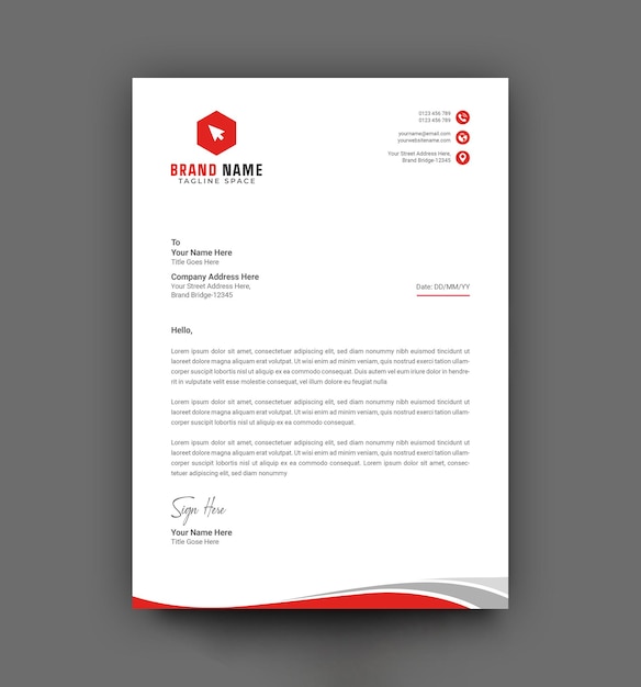 Vibrant Corporate Letterhead with Iconic Maple Leaf Symbol | Jiffy Designs