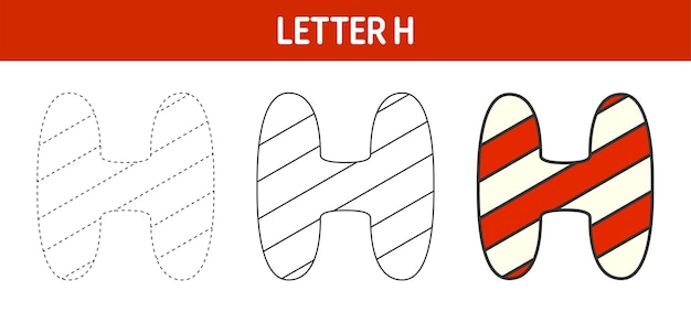 Vibrant Striped Letter H Collection: Diverse Designs for Versatile ...