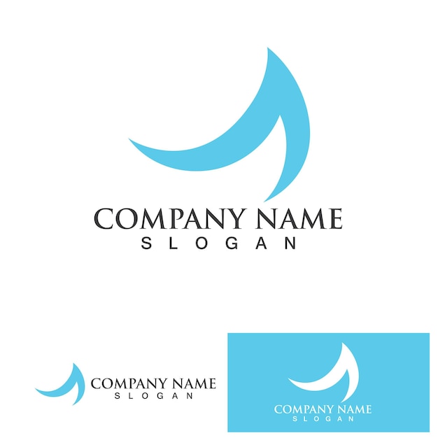 Elegant Crescent Moon Emblem with Sleek Typography | Jiffy Designs