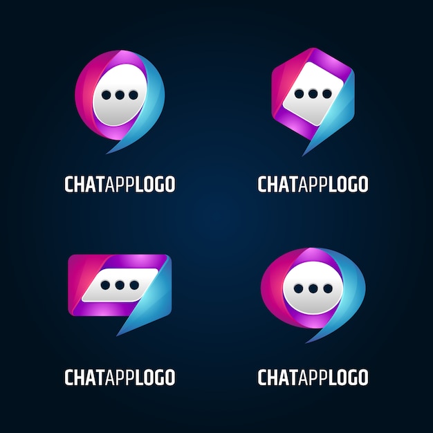 Vibrant Chat Bubbles with Playful Gradient Designs | Jiffy Designs