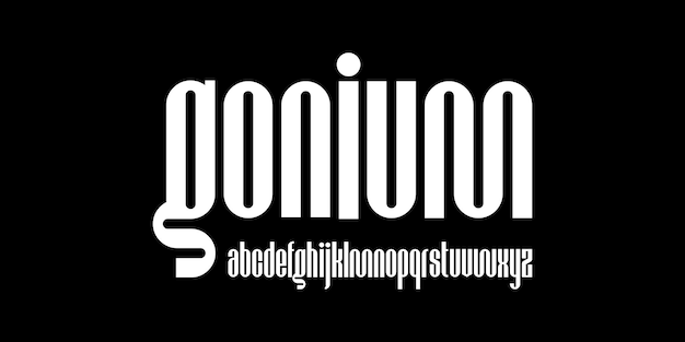 Striking Monochrome Typographic Art with Unique Letterforms | Jiffy Designs