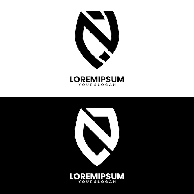 Striking Monochrome Minimalist Abstract Logo Design | Jiffy Designs