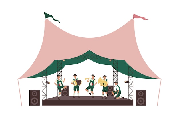 Vibrant Music Festival Under a Colorful Tent Canopy | Jiffy Designs