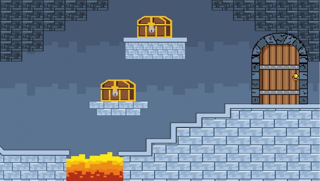 Captivating Treasure Chests in a Dungeon Landscape | Jiffy Designs