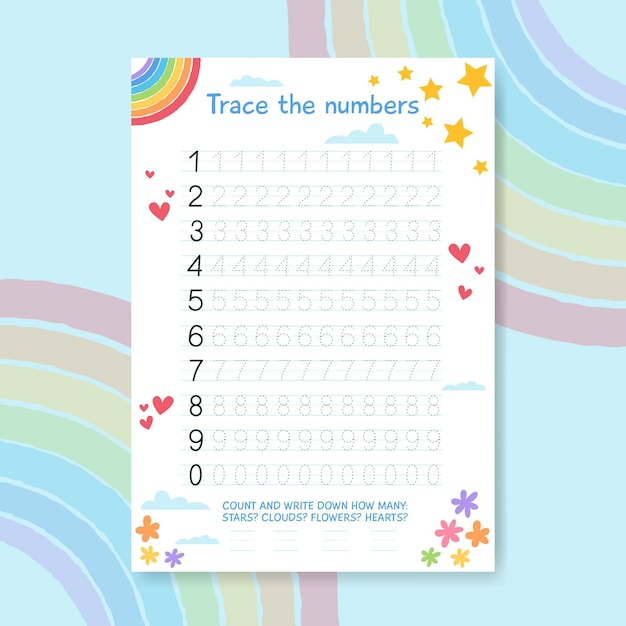 Vibrant Rainbow Tracing Activity for Kids | Jiffy Designs