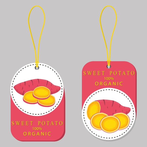 Vibrant Sweet Potato Organic Collection with Textured Labels | Jiffy ...