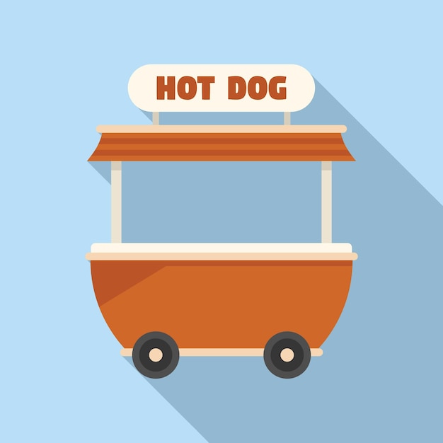 Vibrant Hot Dog Cart with Bold Signage | Jiffy Designs