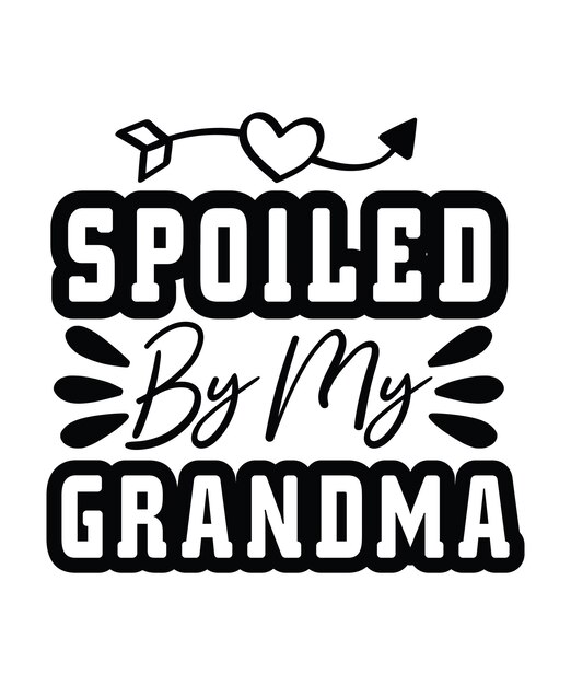Playful Grandparent-Grandchild Slogan in Bold Text | Jiffy Designs
