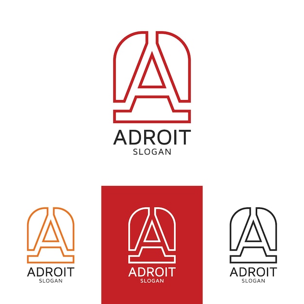 Bold and Striking Adroit Logo with Versatile Color Variations | Jiffy ...