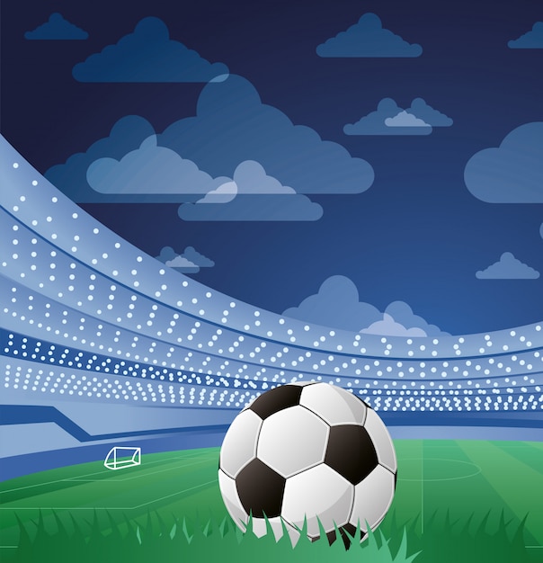 Captivating Soccer Ball Shines Under Starry Night Sky | Jiffy Designs