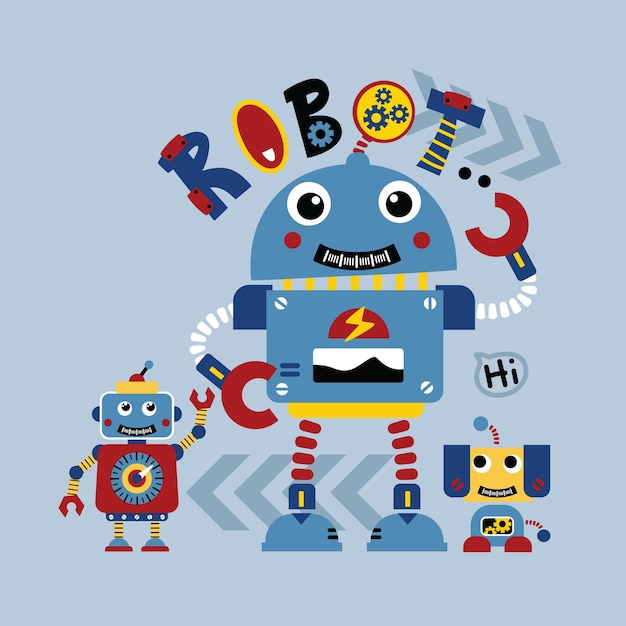 Vibrant Robotic Companions: A Playful Parade of Quirky Bots | Jiffy Designs