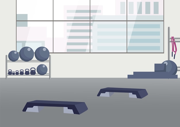 Sleek and Modern Fitness Studio Interior Design | Jiffy Designs