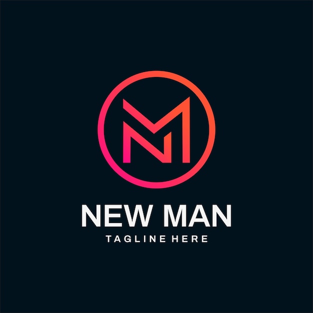 Vibrant Monogram Logo with Stylized Letter 'M' and Tagline | Jiffy Designs