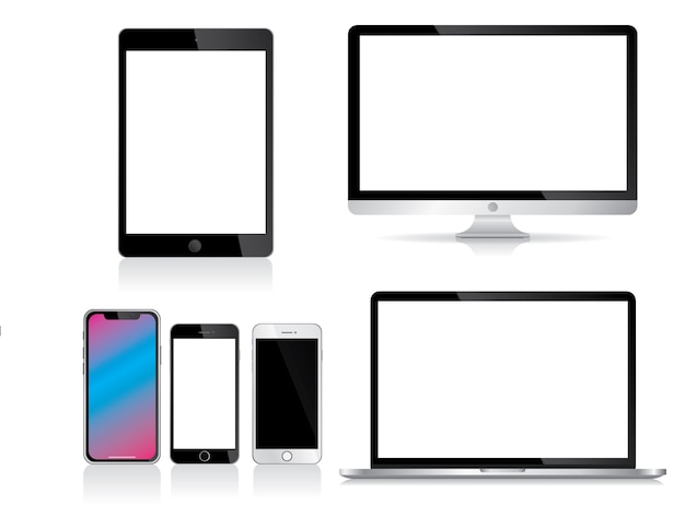 Sleek and Modern Digital Devices with Blank Screens | Jiffy Designs