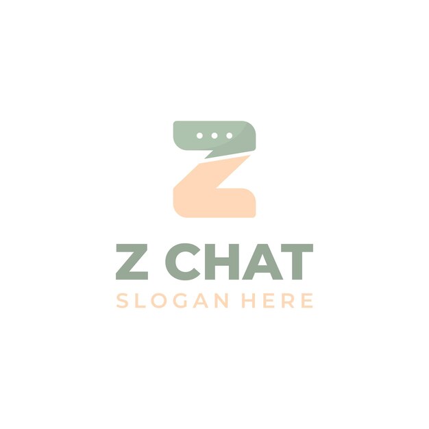 Minimalist Chat Messaging Logo with Pastel Color Palette | Jiffy Designs