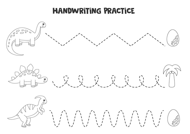Engaging Dinosaur Handwriting Practice for Young Learners | Jiffy Designs
