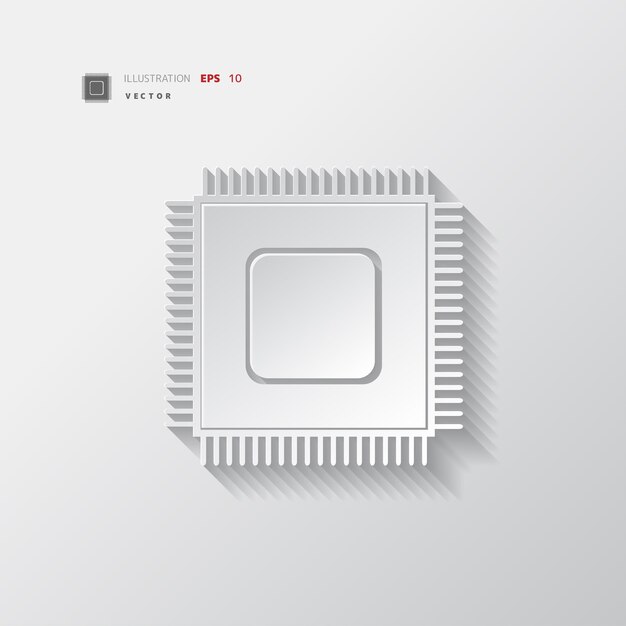 Minimalist Microchip Design with Sleek Geometric Patterns | Jiffy Designs