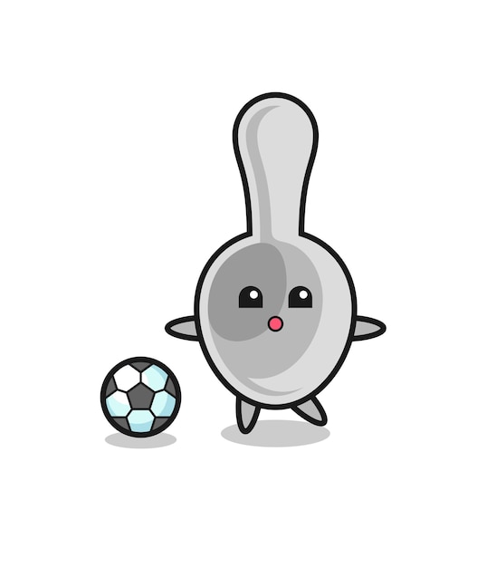 Charming Bowling Pin Character Kicking Soccer Ball | Jiffy Designs