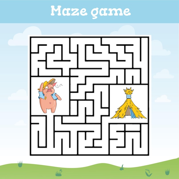 Adorable Animals Navigating Fun Maze Adventure | Jiffy Designs
