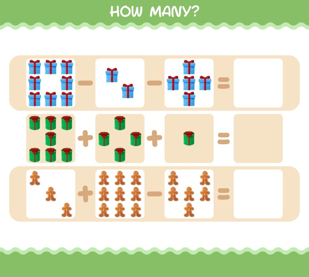 Counting Colorful Presents, Gingerbread Men, and More in Playful ...