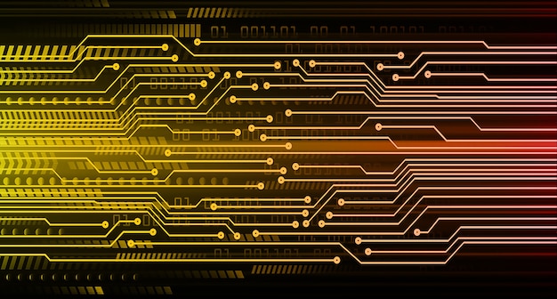 Vibrant Circuit Board Backdrop with Glowing Pathways | Jiffy Designs