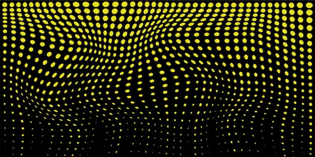 Radiant Dot Matrix Illusion on Midnight Backdrop | Jiffy Designs