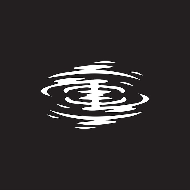 Captivating Ripple Patterns on Tranquil Black Background | Jiffy Designs