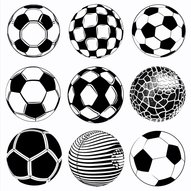 Diverse Collection of Iconic Soccer Ball Designs | Jiffy Designs