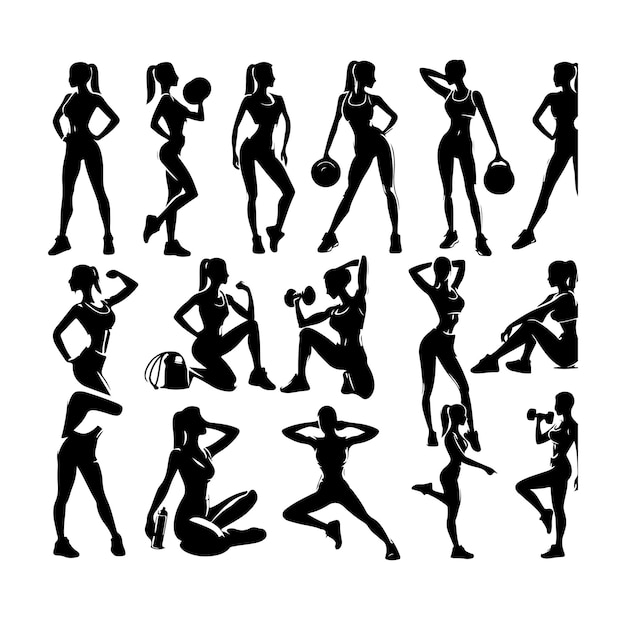 Dynamic Silhouettes: Empowered Female Forms in Motion | Jiffy Designs