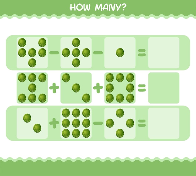 Counting Green Peas in a Playful Math Activity | Jiffy Designs