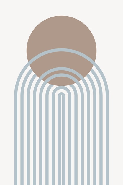 Minimalist Geometric Arch Design with Neutral Tones | Jiffy Designs