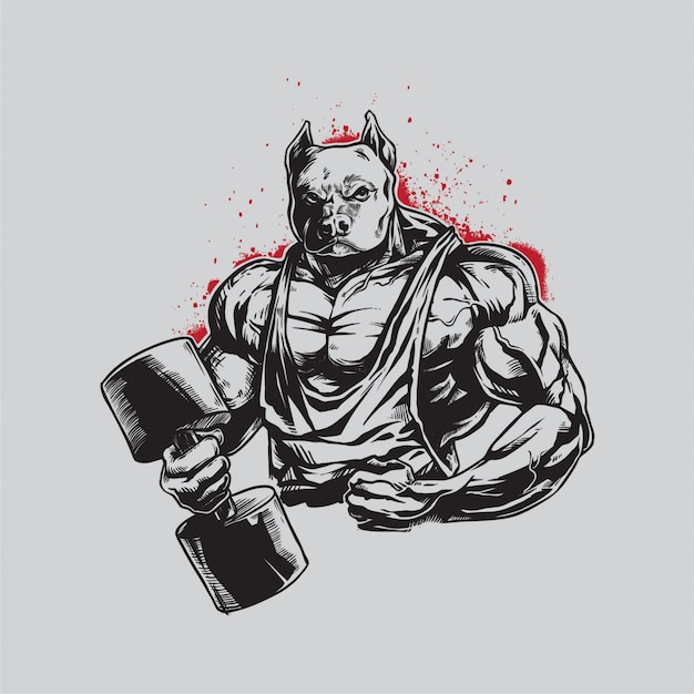 Powerful Superhero in Dramatic Monochrome Illustration | Jiffy Designs