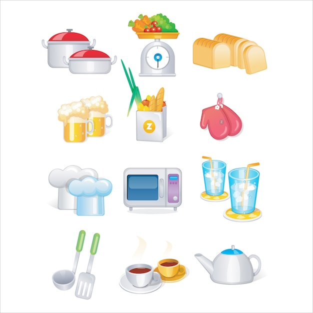 Diverse Culinary Collection: Kitchen Essentials and Delightful ...