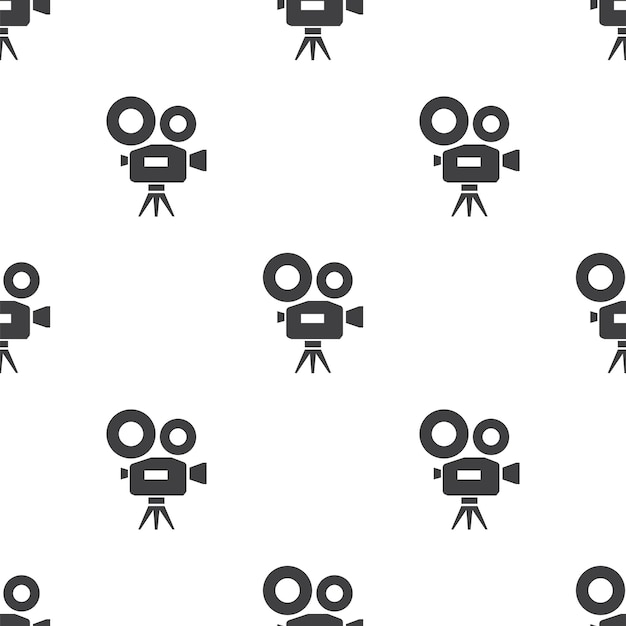 Seamless Pattern of Vintage Film Cameras | Jiffy Designs