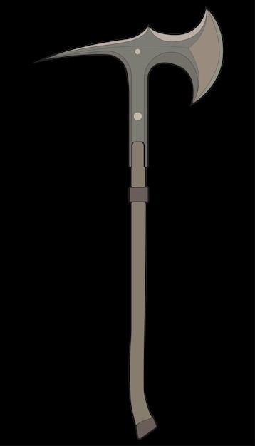 Sleek and Versatile Battle Axe Silhouette | Jiffy Designs