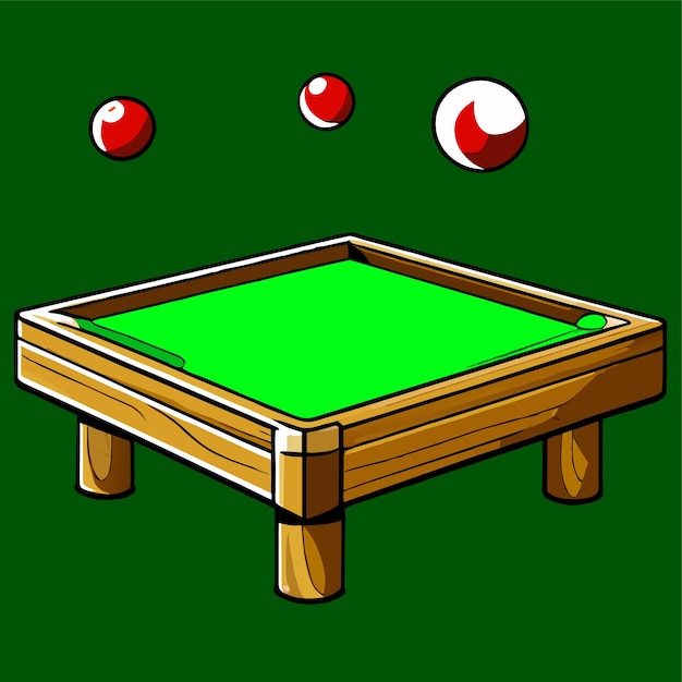Vibrant Pool Table with Bouncing Billiard Balls | Jiffy Designs