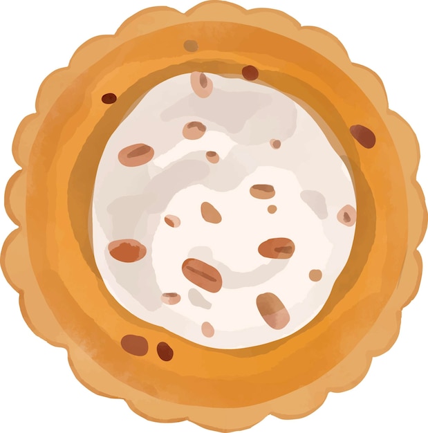 Delightful Polka Dot Tart with Creamy Filling | Jiffy Designs