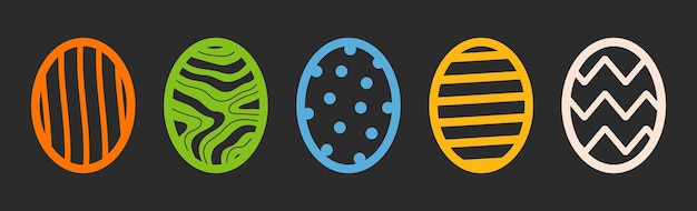 Vibrant Easter Egg Collection with Diverse Patterns | Jiffy Designs