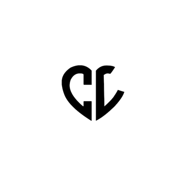 Captivating Monogram Emblem with Heart Shape | Jiffy Designs