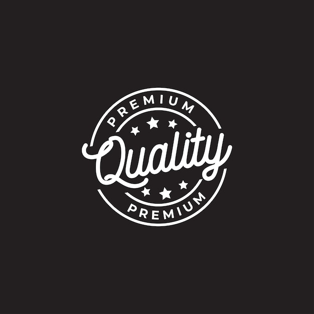 Elegant Premium Quality Emblem with Stylish Stars | Jiffy Designs