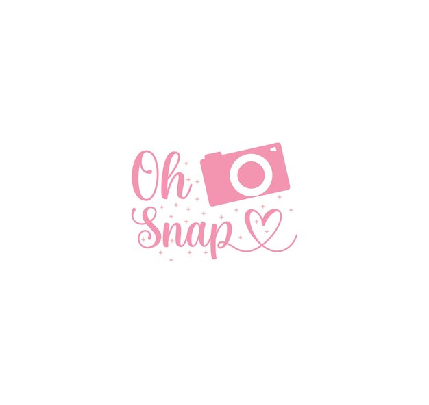 Elegant Pink Camera Graphic for Snapshots and Selfies | Jiffy Designs